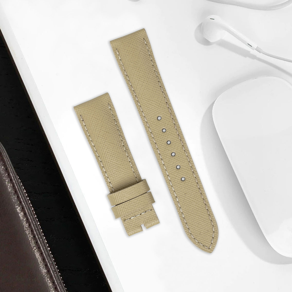 Other Rolex Watches Straps - Saffiano Beige – Liger Straps
