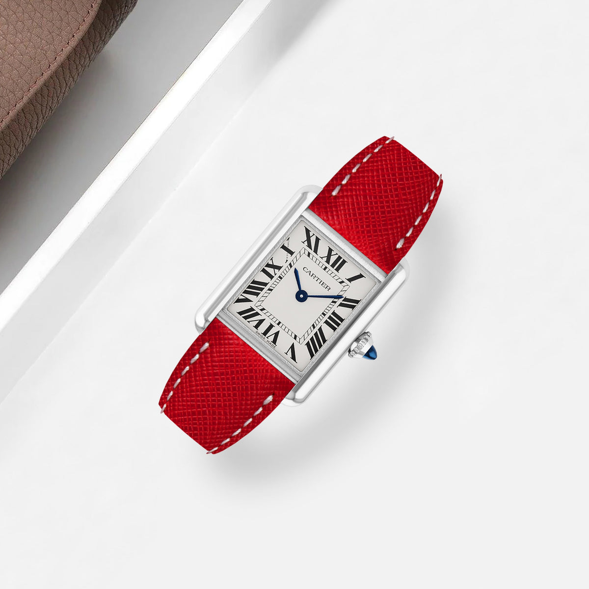 Cartier Tank Straps - Saffiano Red – Liger Straps