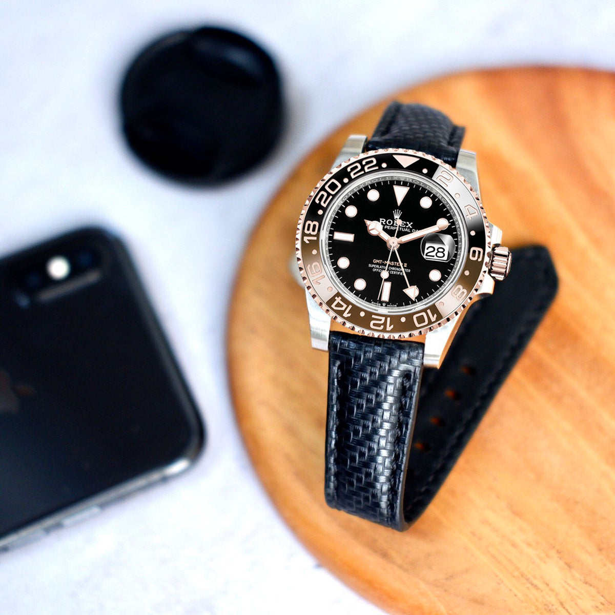 Rolex GMT Master II Straps - Carbon Fiber – Liger Straps