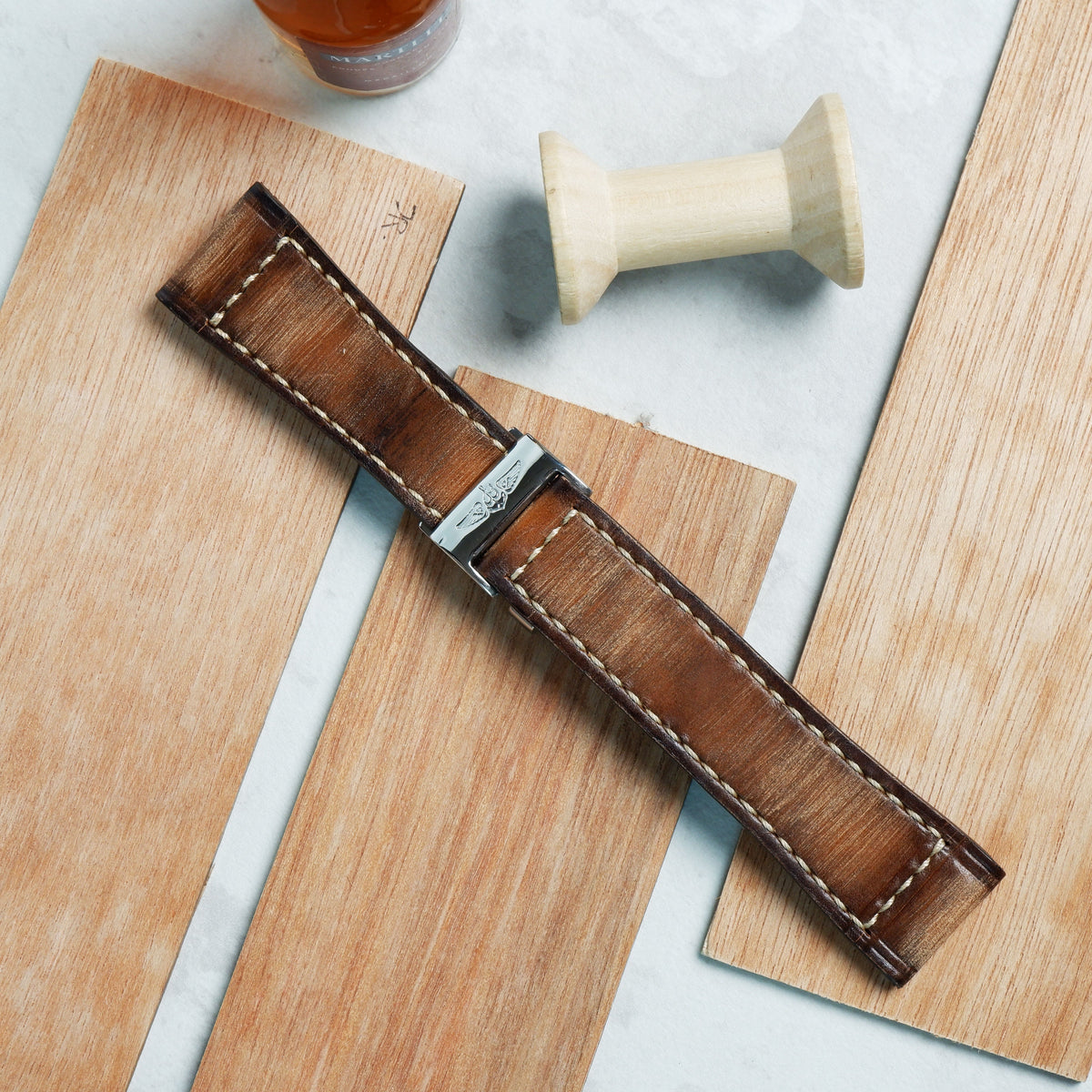Breitling Super Ocean Heritage Straps - Poesaka Brown – Liger Straps