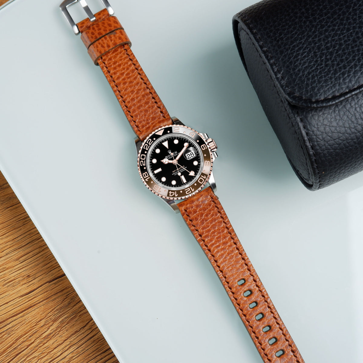 Rolex GMT Master II Straps - Tjakra Brown – Liger Straps