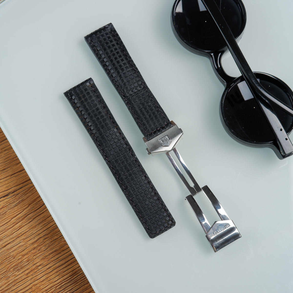 Tag Heuer Monaco Straps - Chessboard Black – Liger Straps