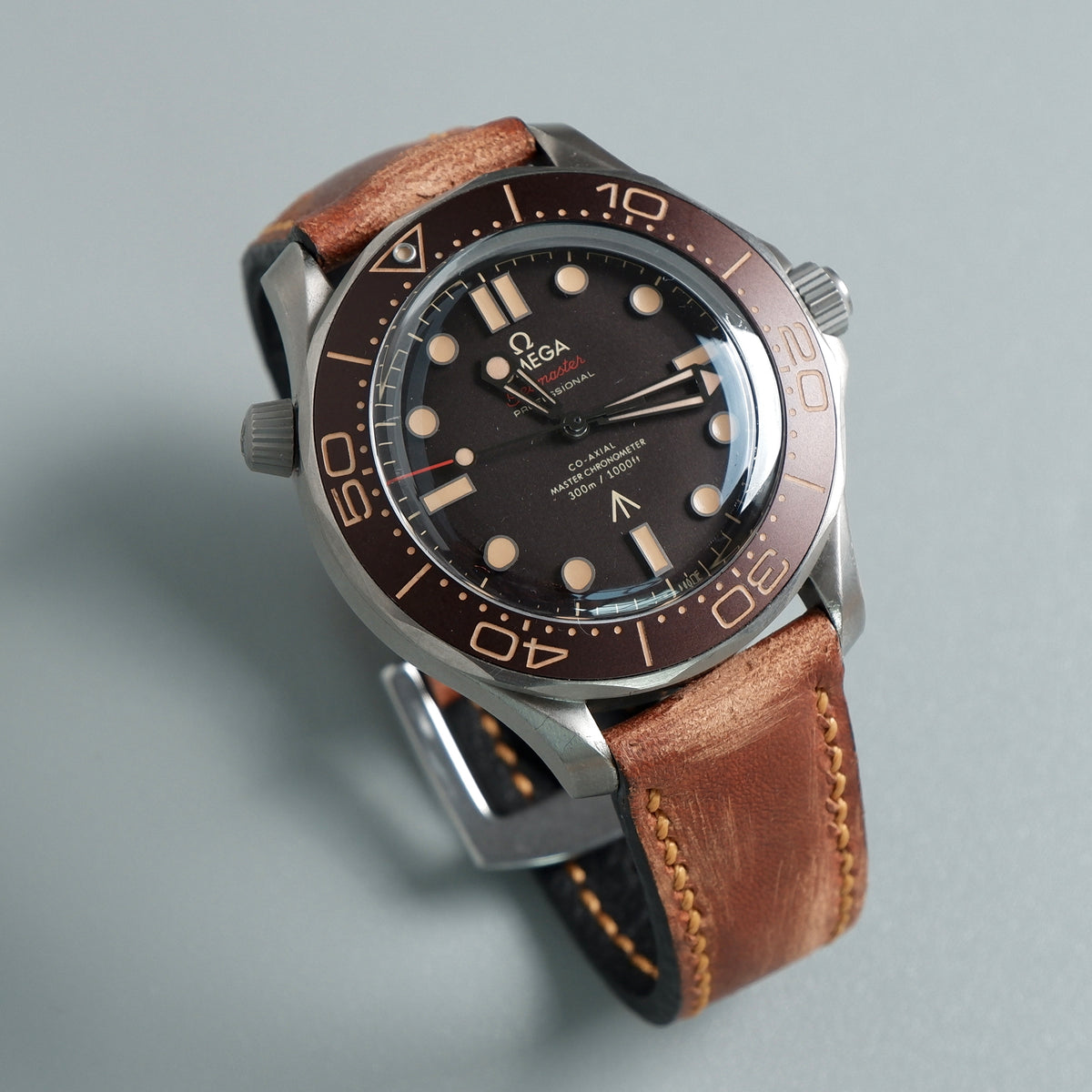 Omega Seamaster Diver 300m Straps - Pantheon Brown – Liger Straps