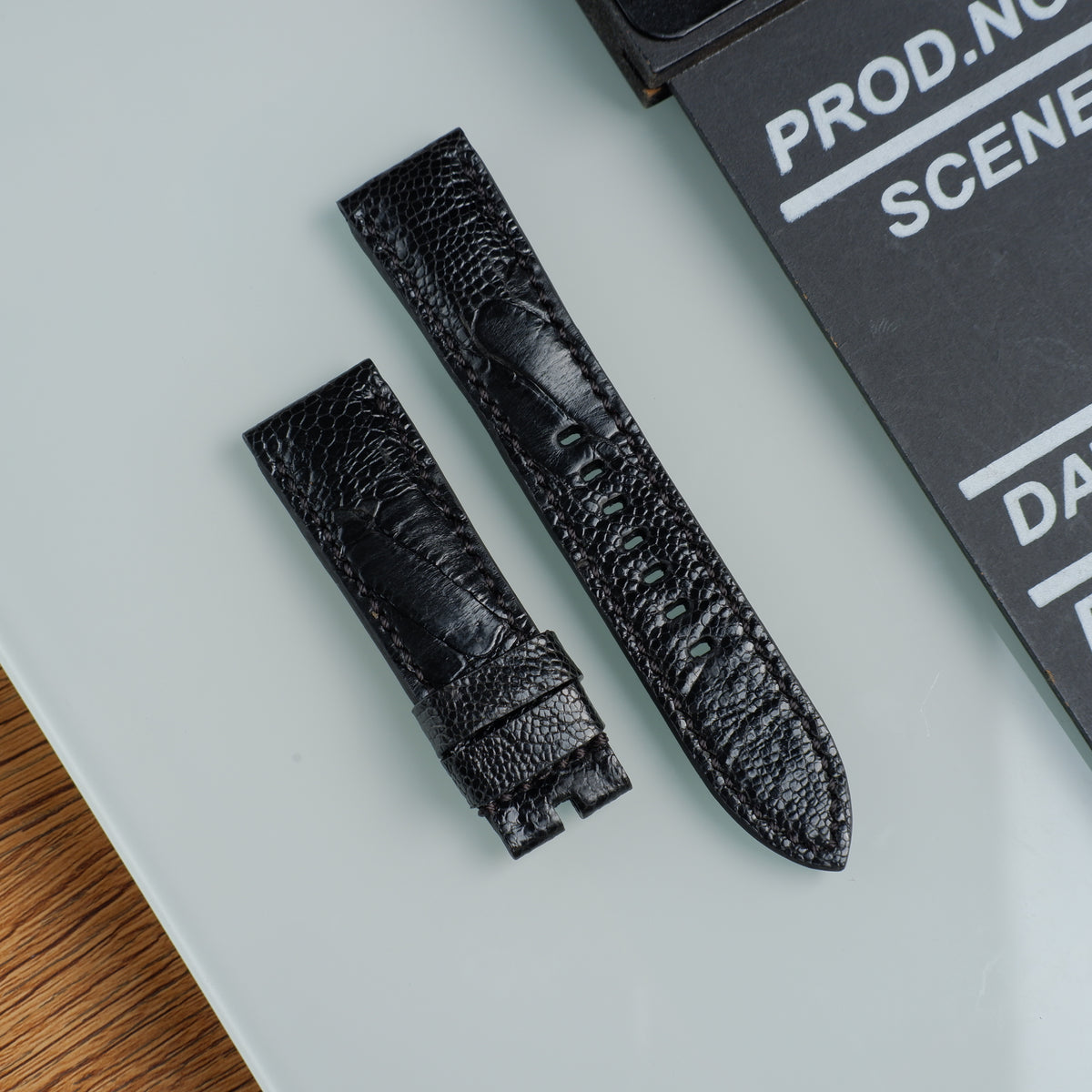 Rolex Sea-Dweller Straps - Ostrich Leg Black – Liger Straps