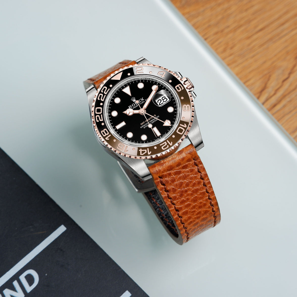 Rolex GMT Master II Straps - Tjakra Brown – Liger Straps