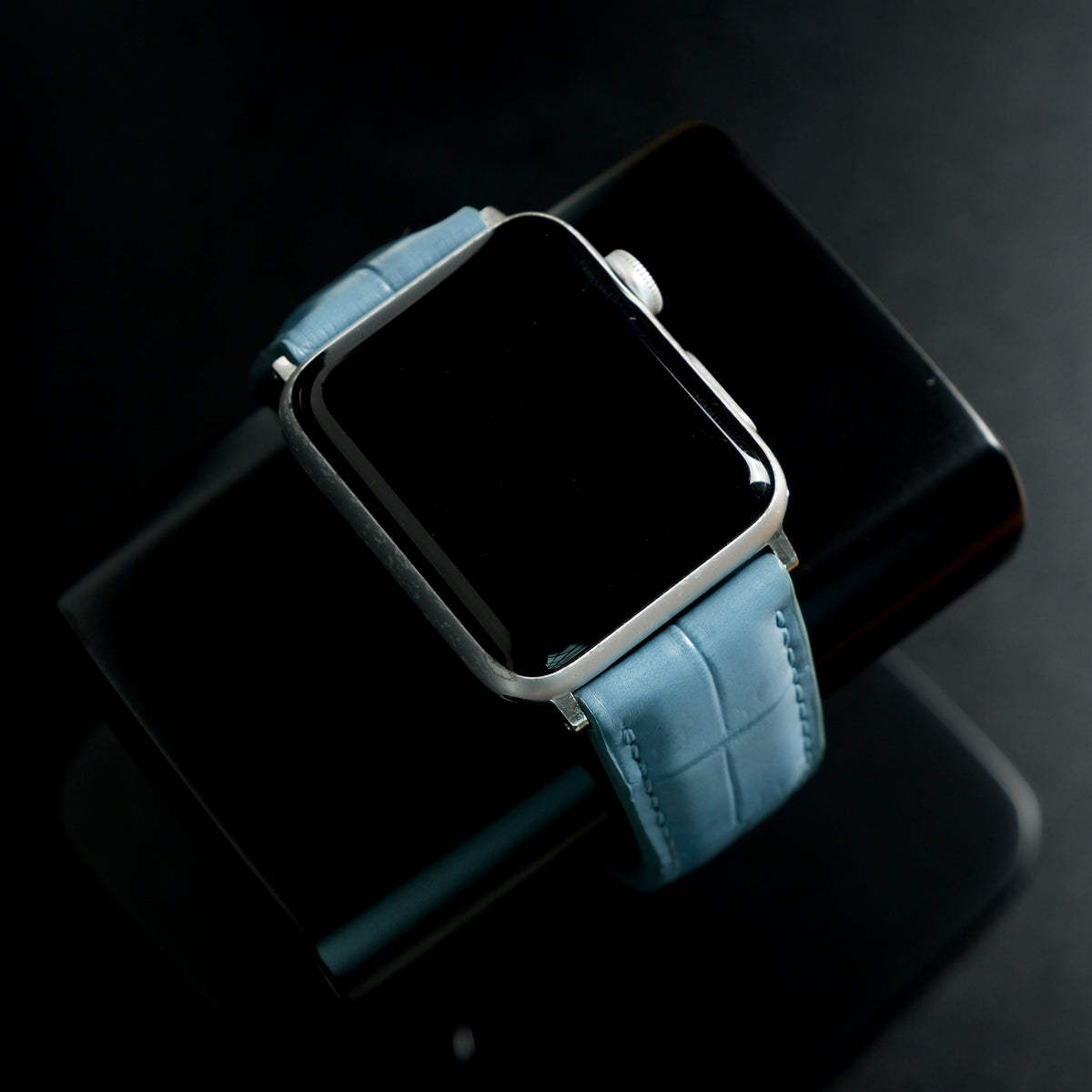 Apple Watch Straps - Croco Aqua Blue – Liger Straps