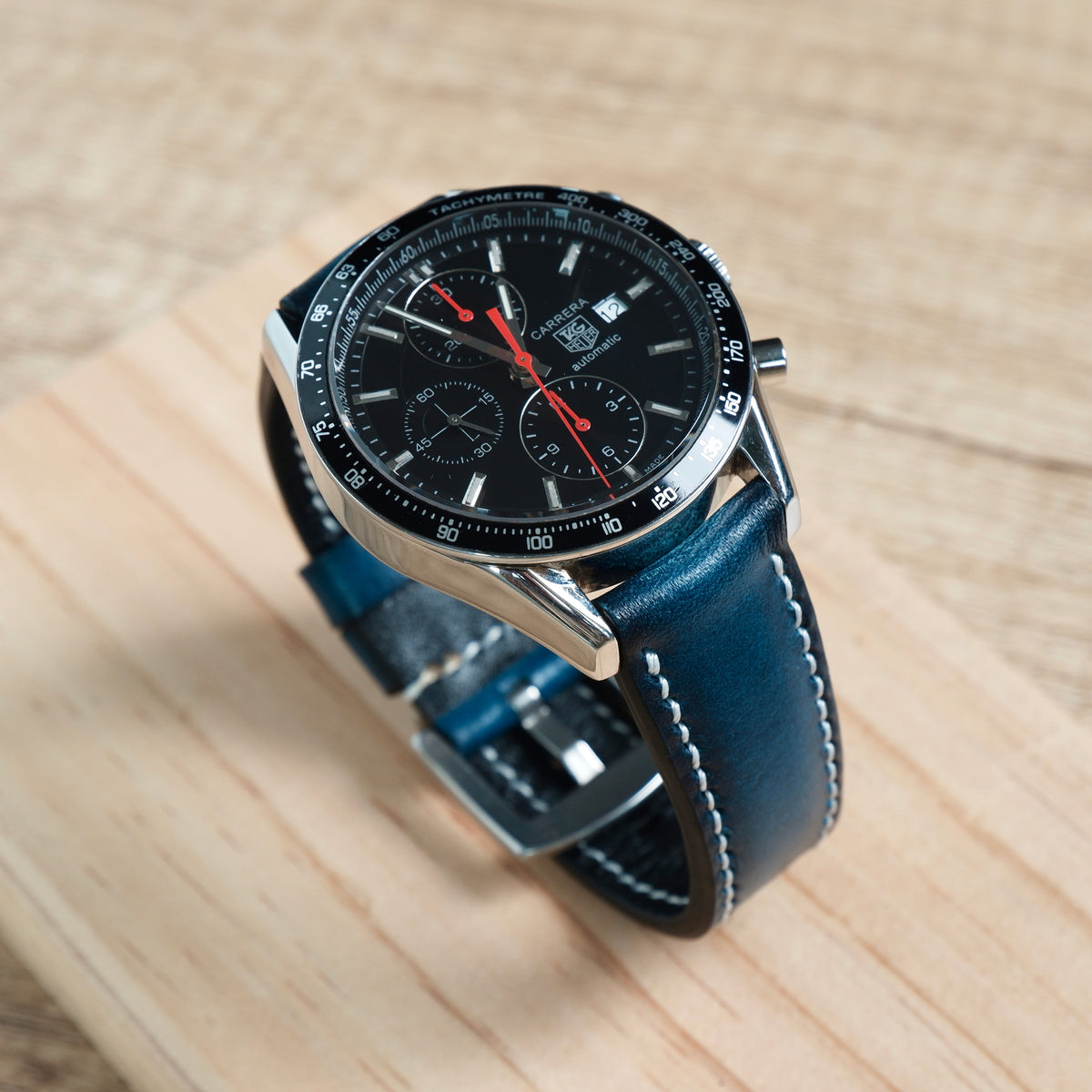 Tag Heuer Carrera Straps - Dappled Blue – Liger Straps