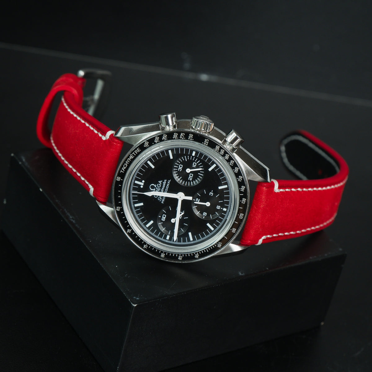 Omega Speedmaster Moonwatch Straps - Diablo Red – Liger Straps
