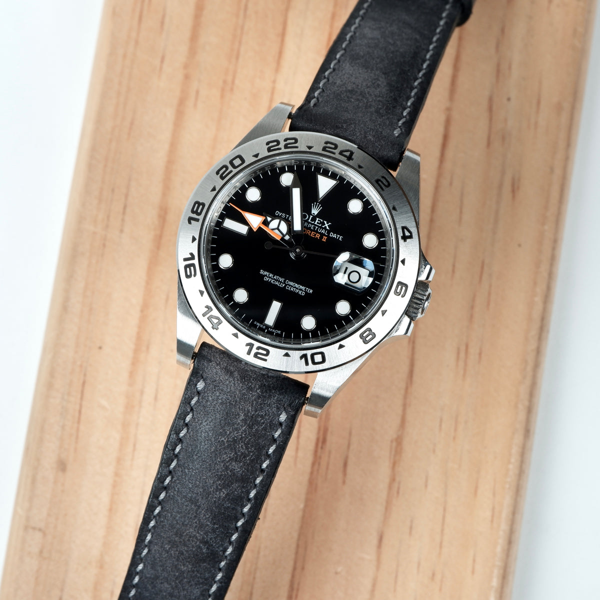 Rolex Explorer Straps - Diablo Steel Grey – Liger Straps