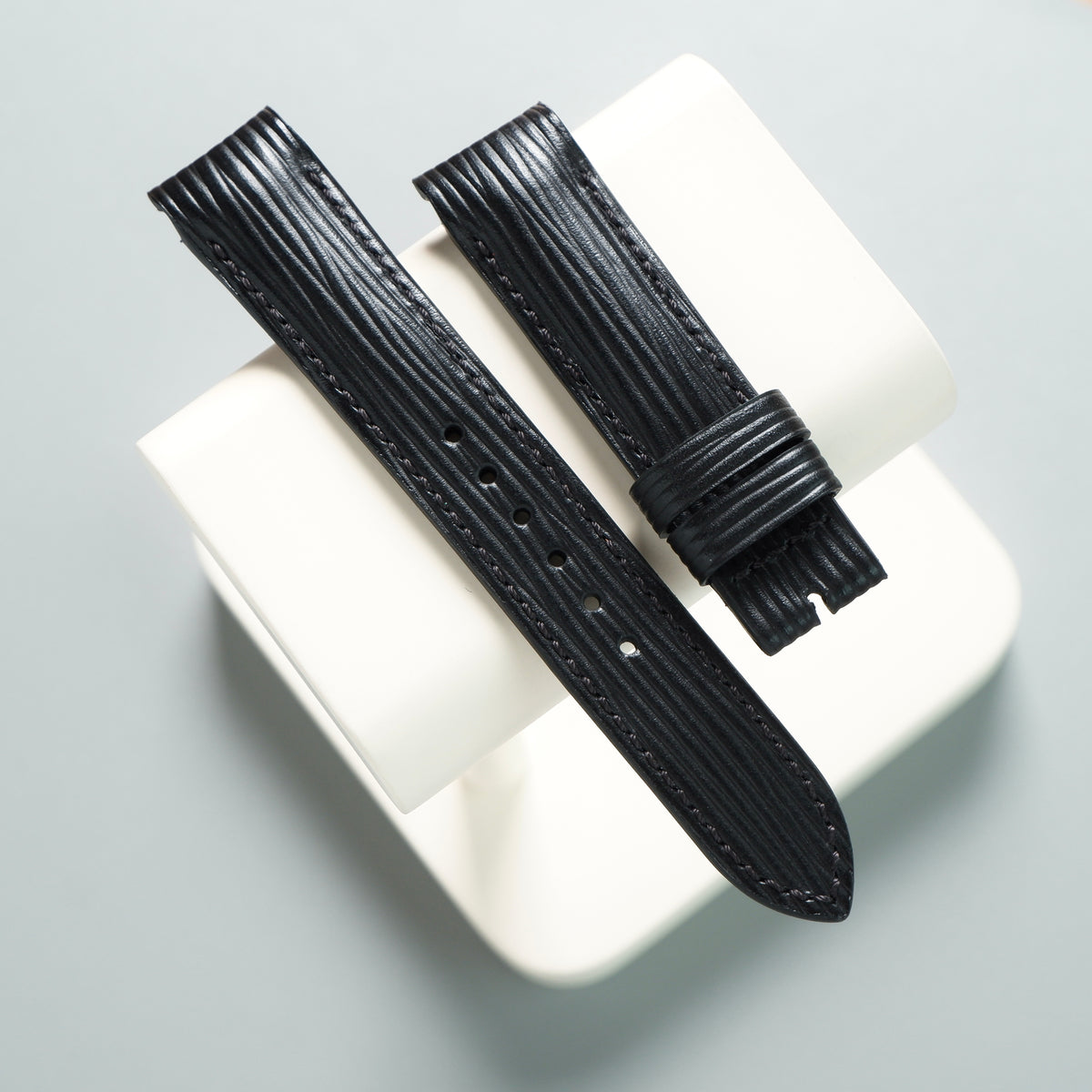 Curved End Straps - Epi Black – Liger Straps