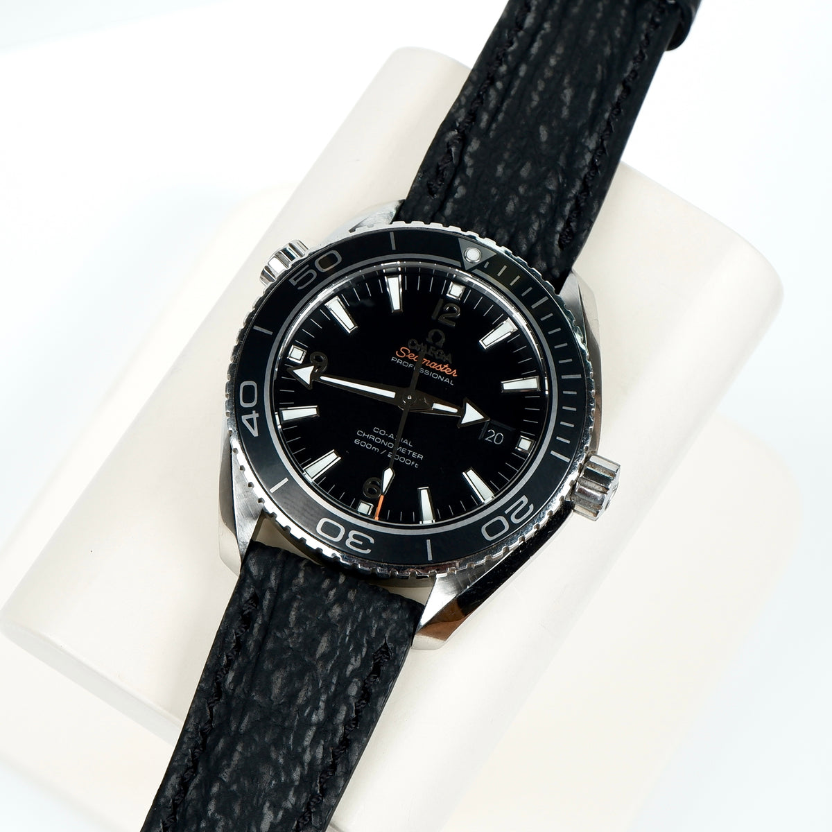 Omega Seamaster Planet Ocean Straps - Shark Black – Liger Straps
