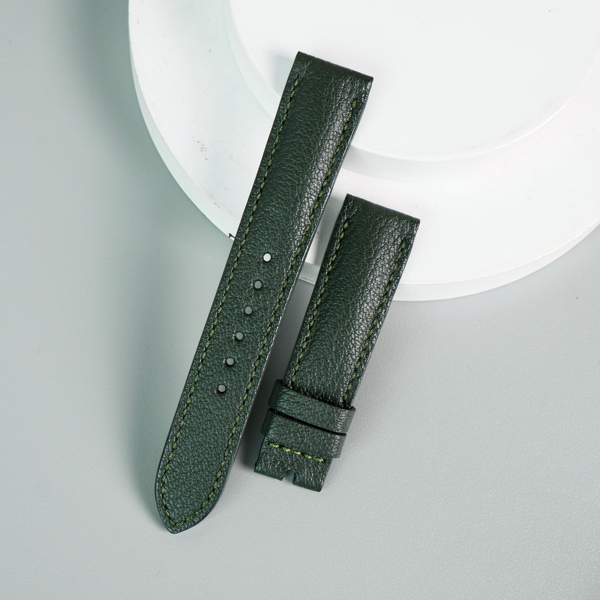 Tudor Blackbay Bronze 43mm Straps - Chevre Dark Green – Liger Straps