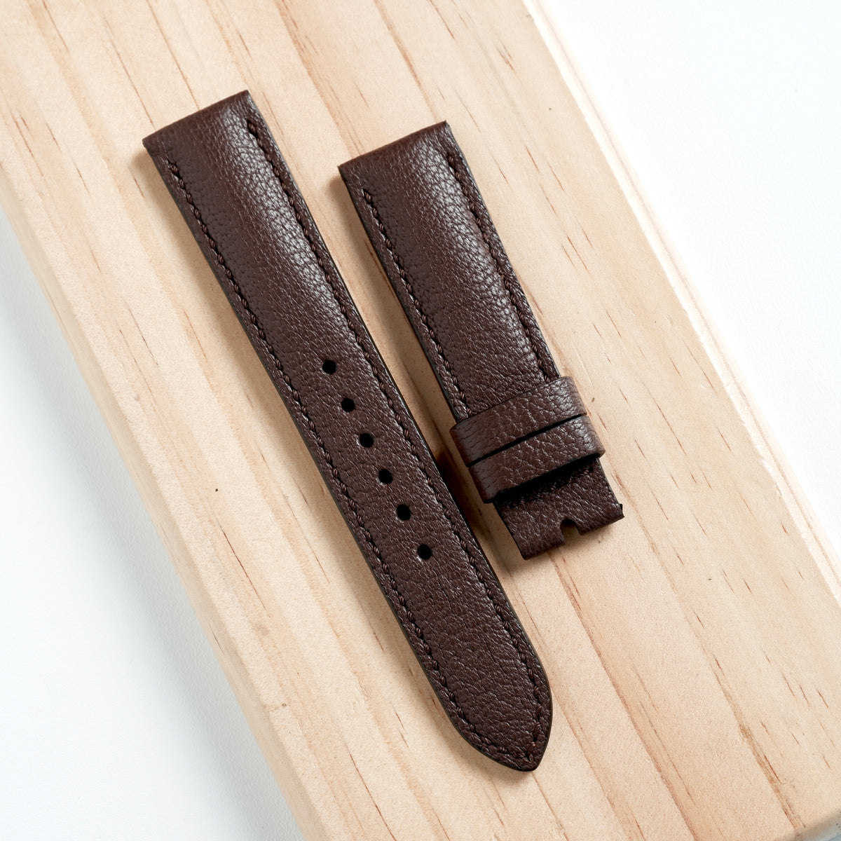 Breitling Navitimer Straps - Chevre Moka – Liger Straps