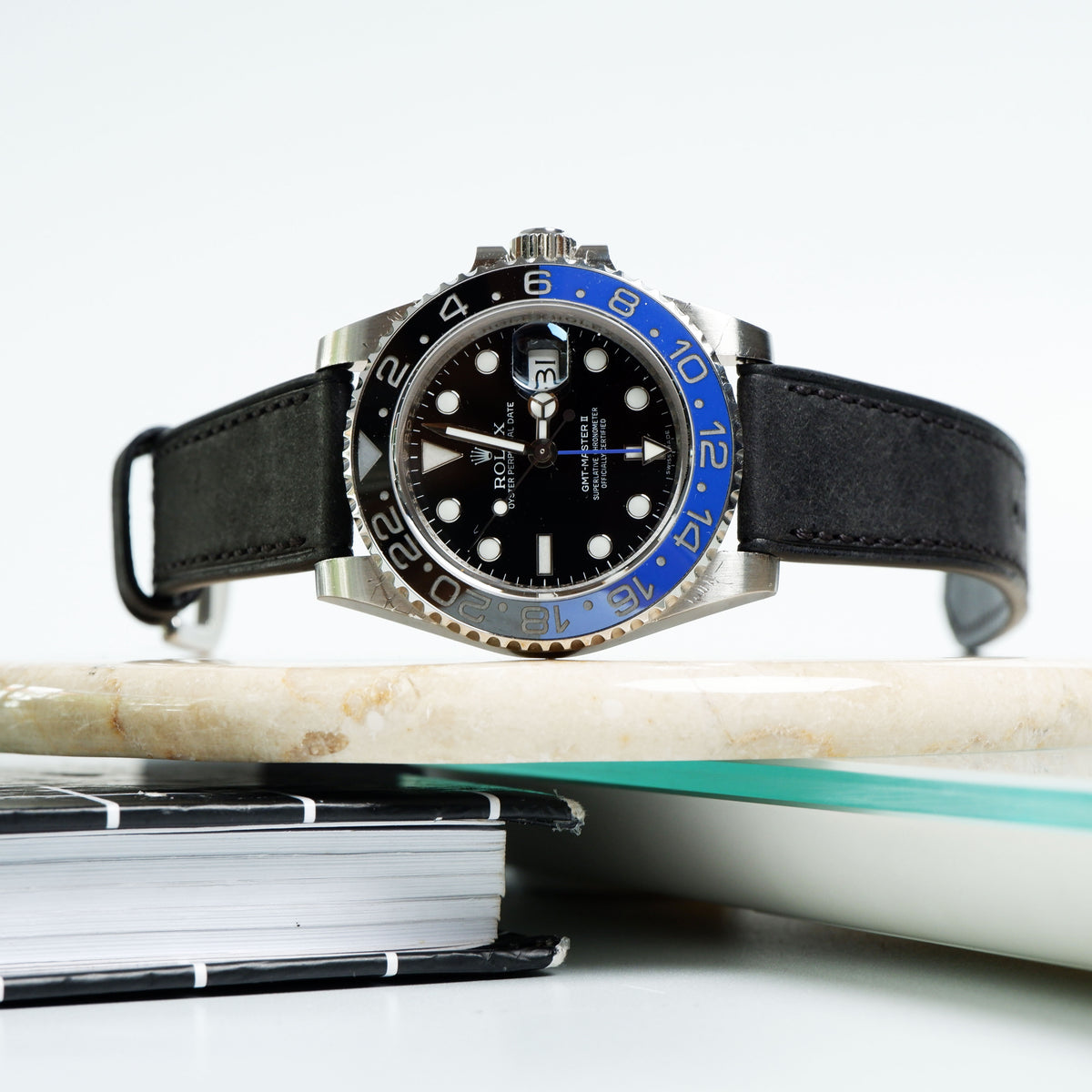 Rolex GMT Master II Batman Straps - Diablo Black – Liger Straps