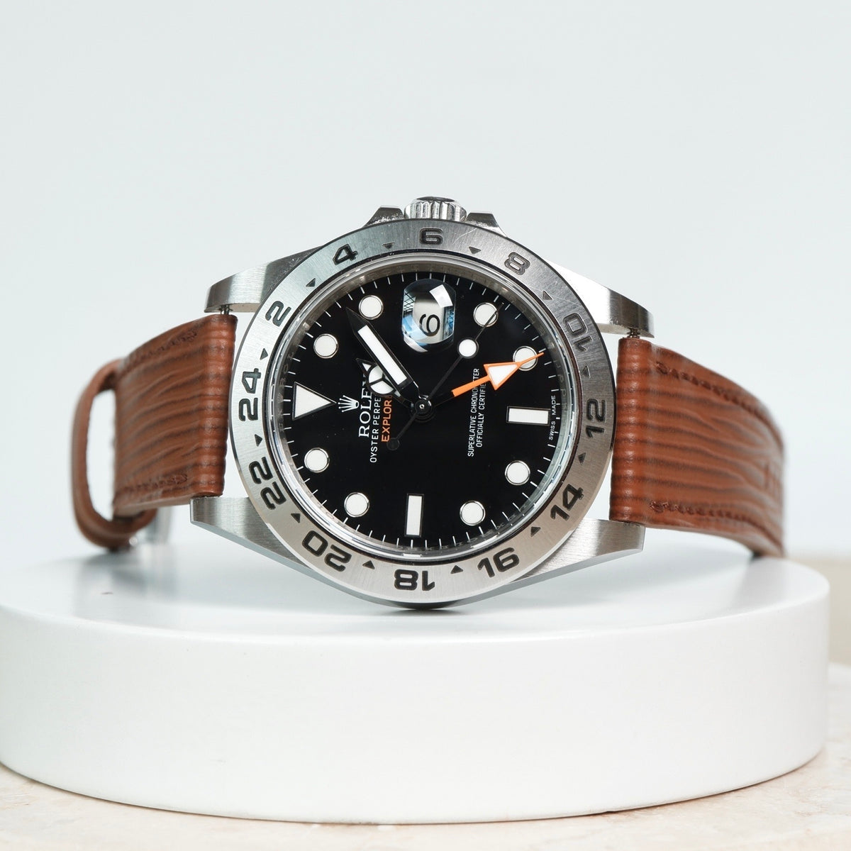 Rolex Explorer Straps - Epi Brown – Liger Straps