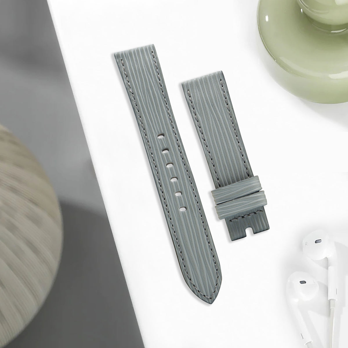 Other Tudor Watches Straps - Epi Light Grey – Liger Straps