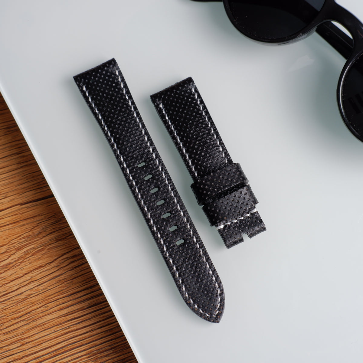 Omega Seamaster Diver 300m Straps - Perforated Black – Liger Straps